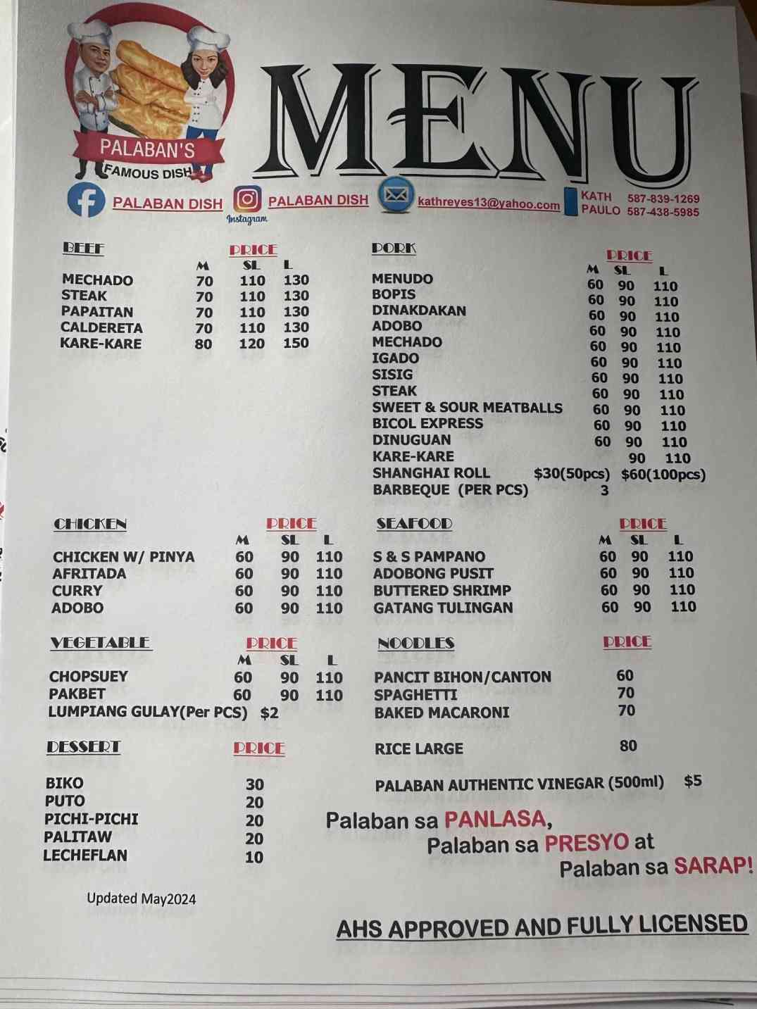Palaban’s Famous Dish – Filipino Businesses in Canada
